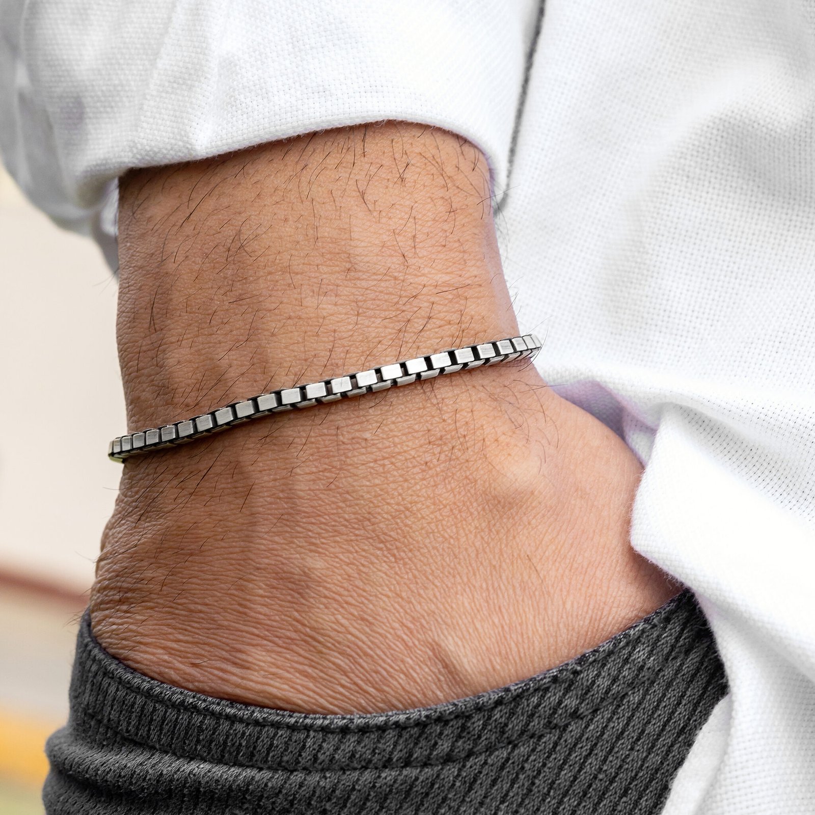 Box Bracelet - Jewara Silver
