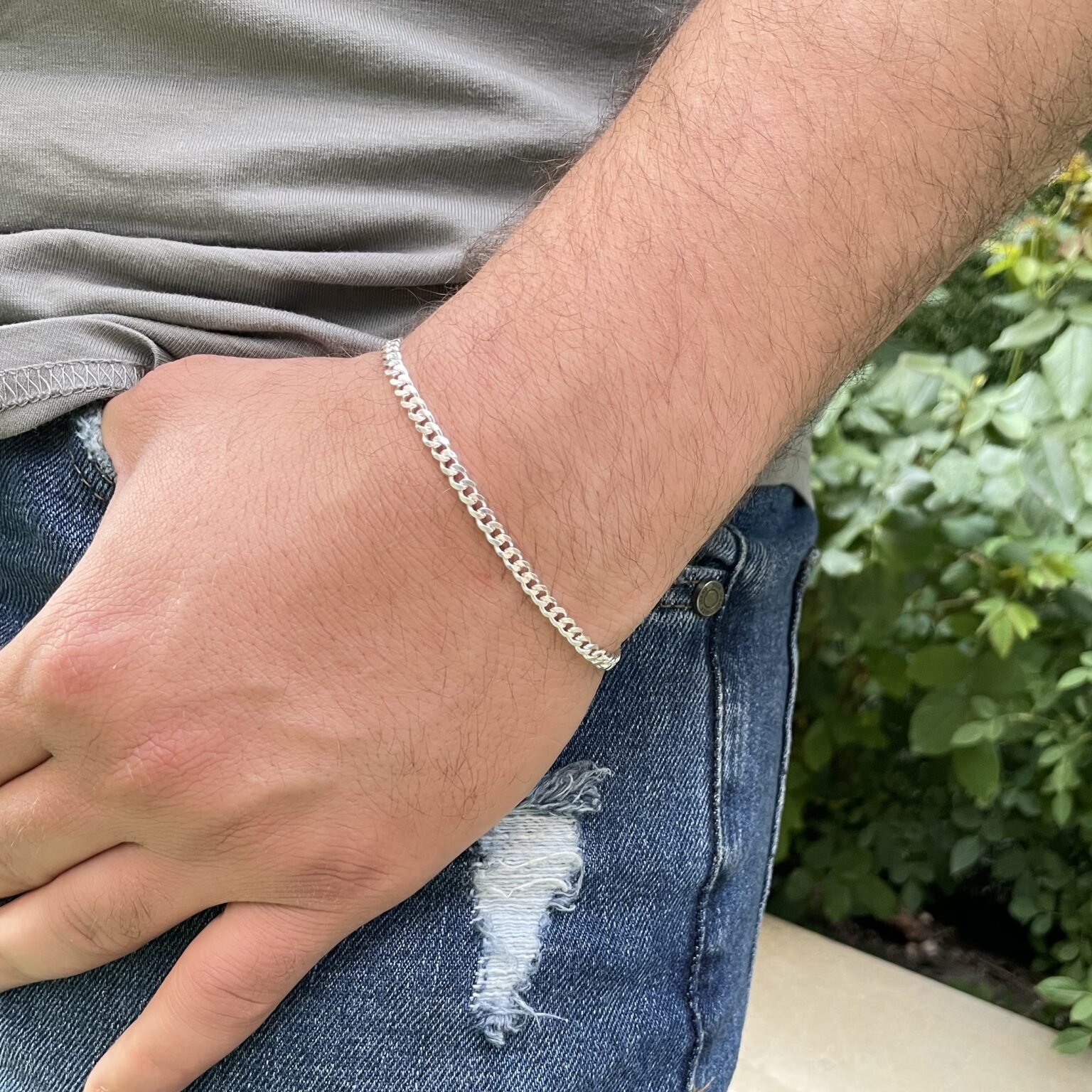 Grommet Bracelet - Jewara Silver